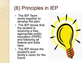 The IEP Process | PPTX