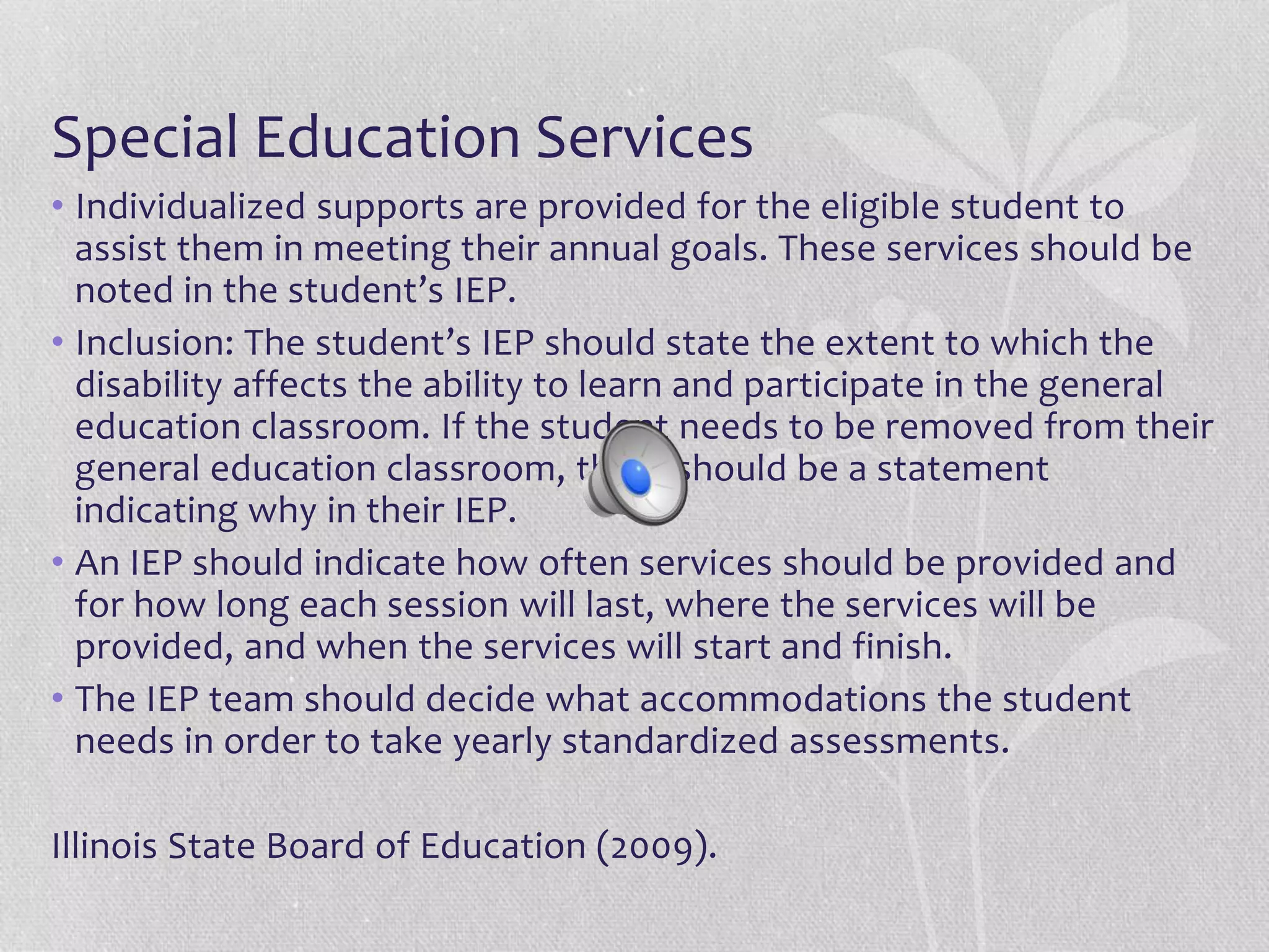 The IEP Process | PPTX
