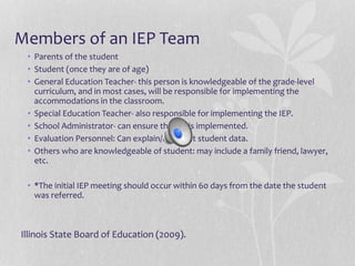 The IEP Process | PPTX