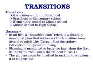 The IEP Process for Parents | PPT