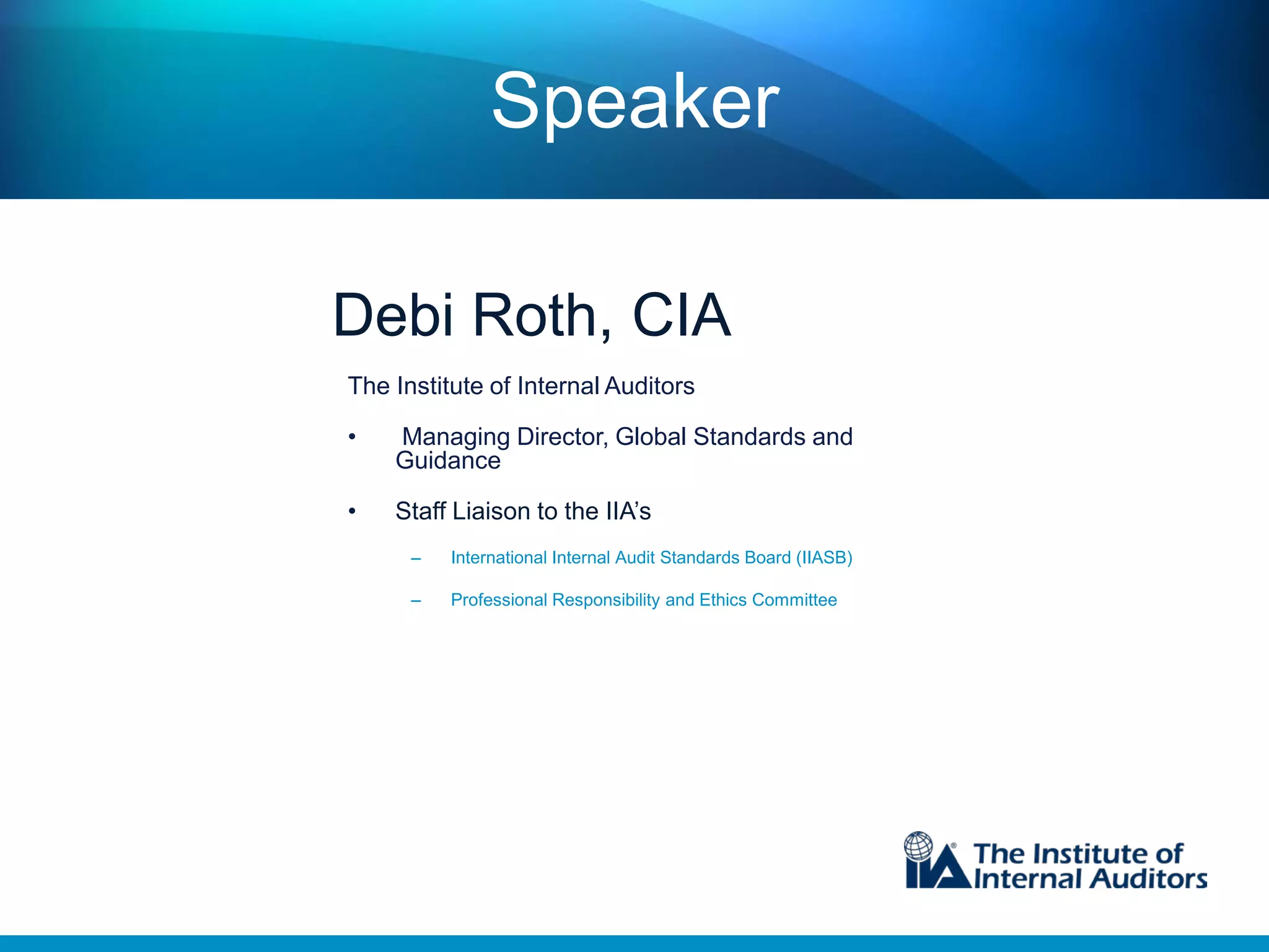 The iia s 2017 international professional practices framework | PDF