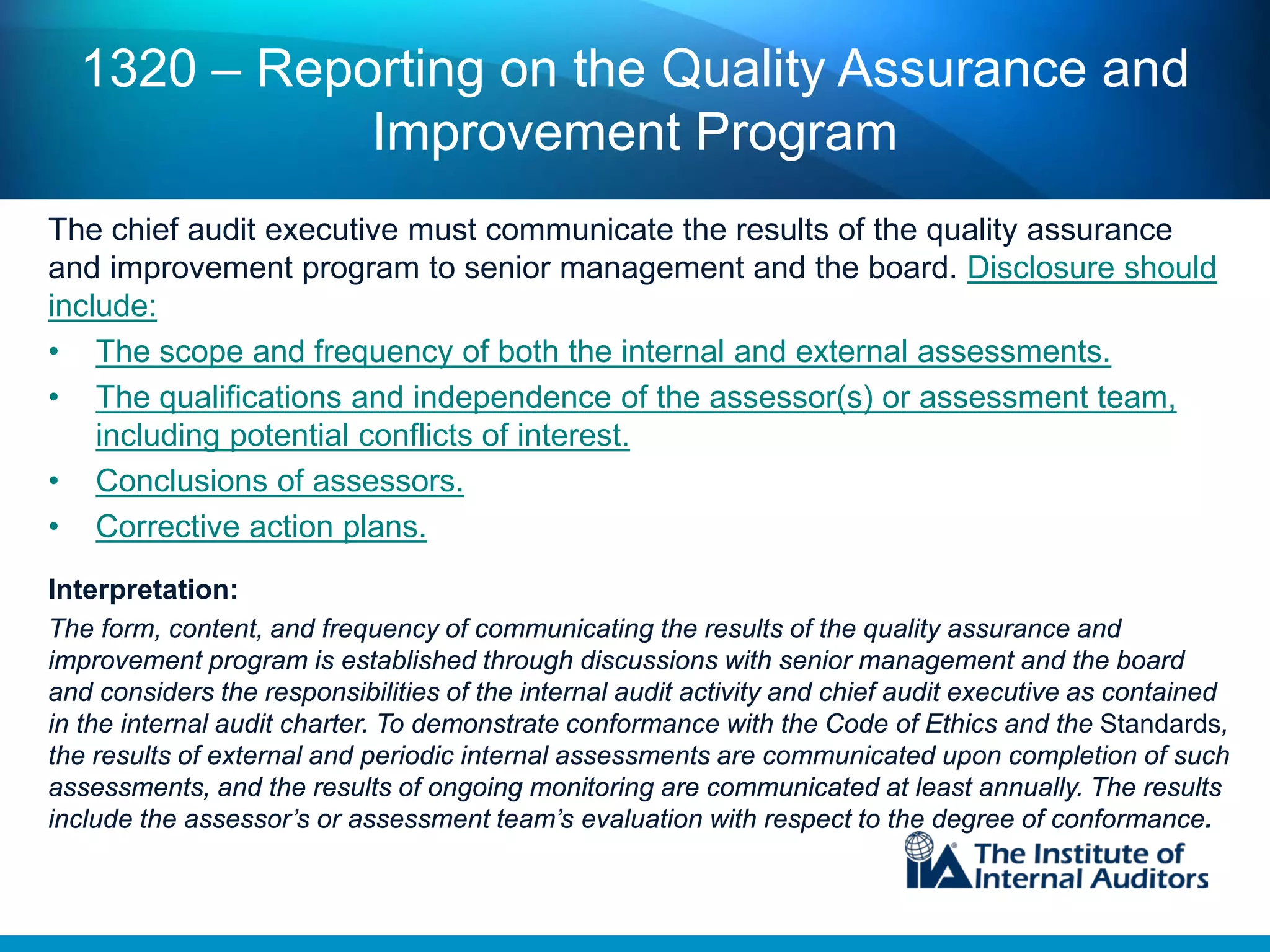 The iia s 2017 international professional practices framework | PDF