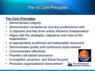 The iia s 2017 international professional practices framework | PDF