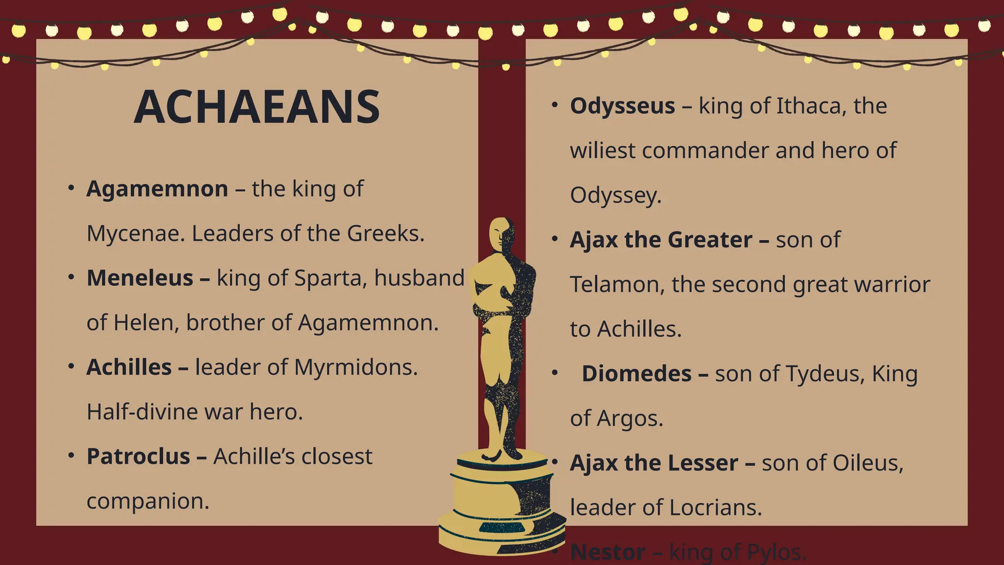 The Story of the Iliad-Greek Mythology-Homer | PPT