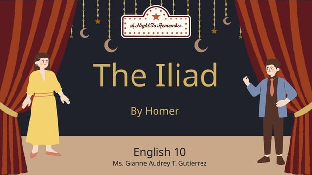 The Story of the Iliad-Greek Mythology-Homer | PPT