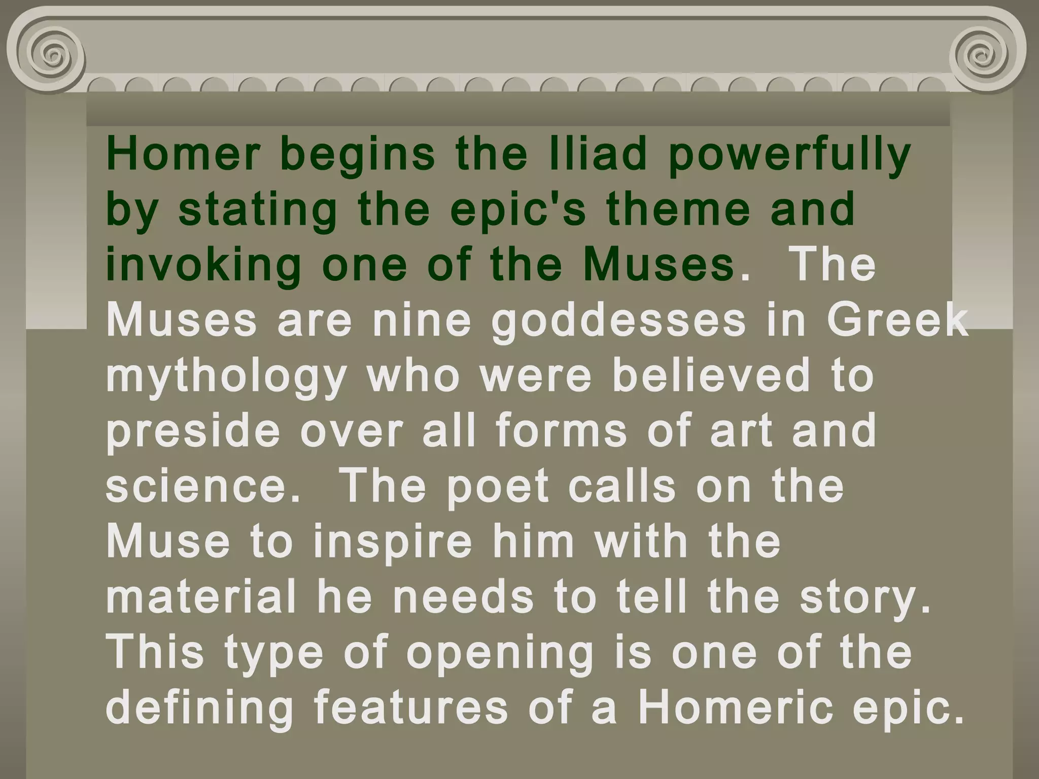 The iliad -_background_information | PPT