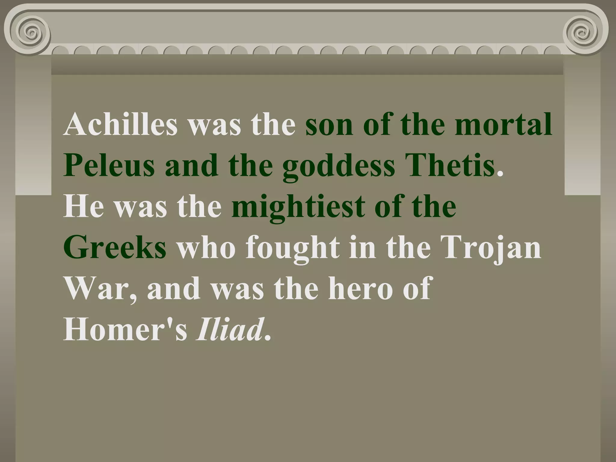 The iliad -_background_information | PPT | Poetry | Books and Literature