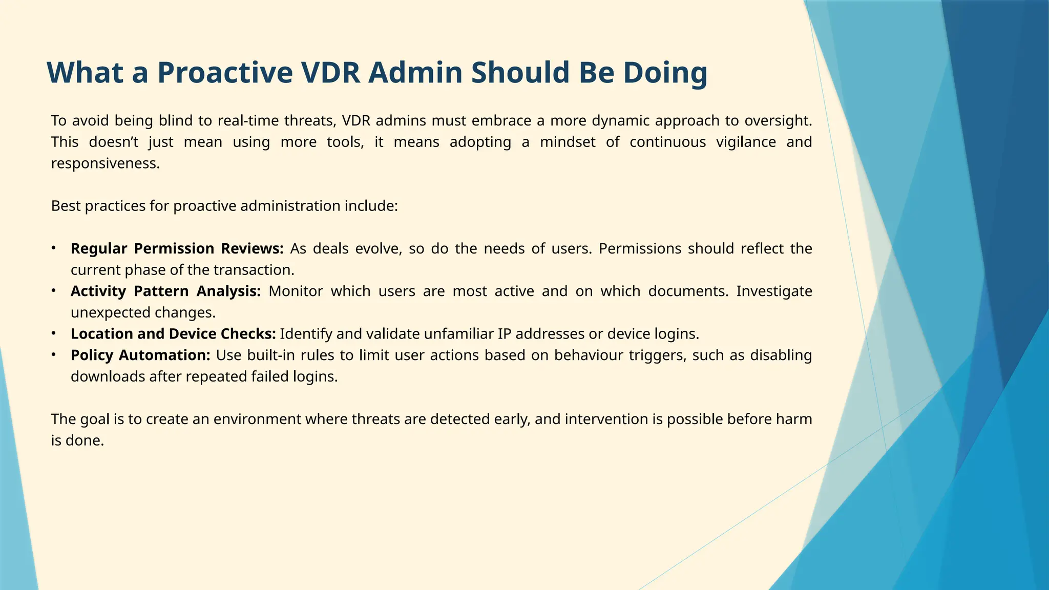 Blind Spots in Virtual Data Room Security | PPTX