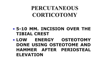 The ilyzarov corticotomy | PPT