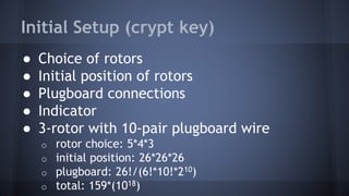 The imitation game and cryptography | PPTX | Technology & Computing