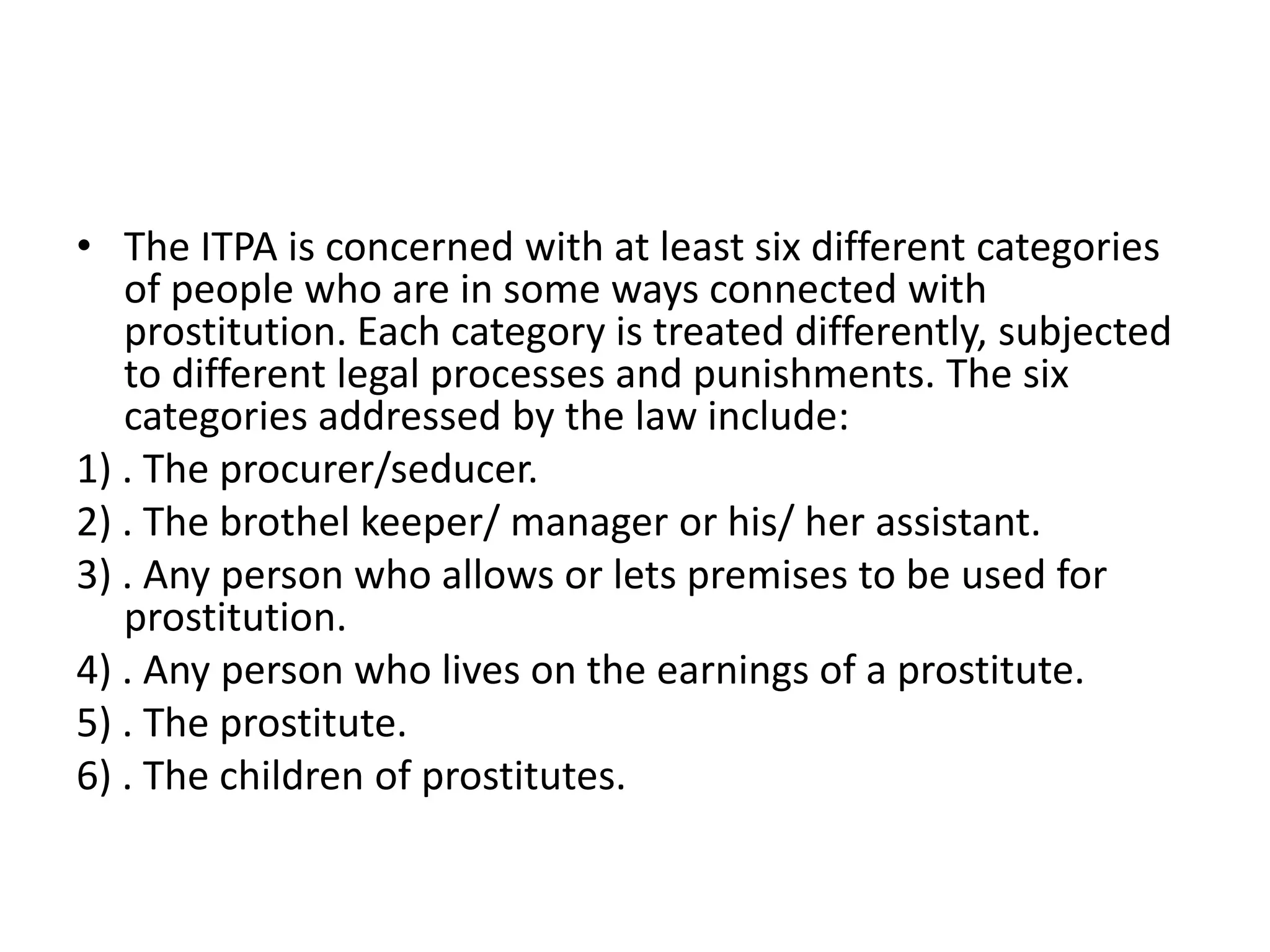 The Immoral Traffic (prevention) Act, 1956 | PPTX