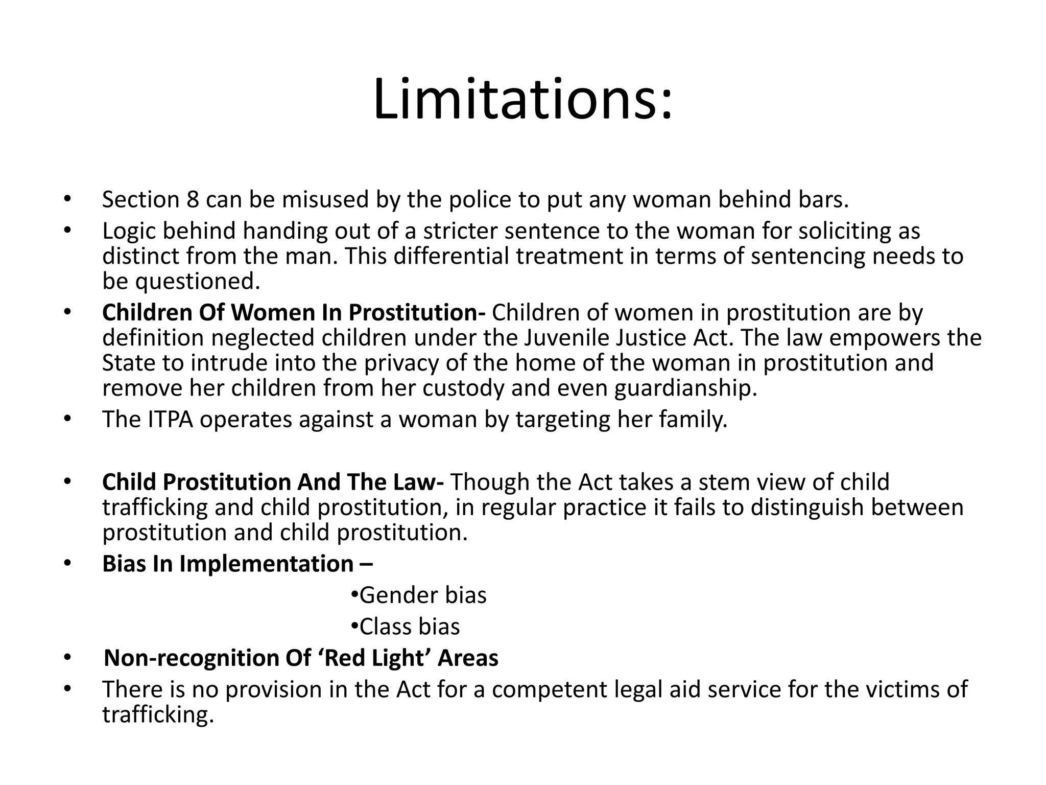 The Immoral Traffic (prevention) Act, 1956 | PPTX