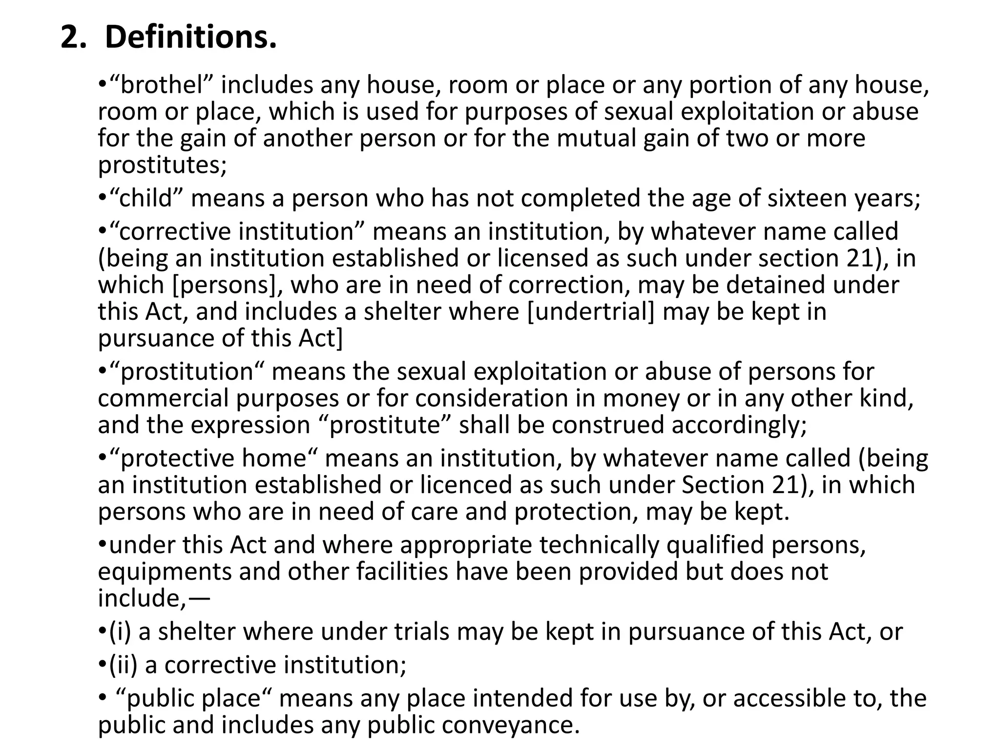 The Immoral Traffic (prevention) Act, 1956 | PPTX