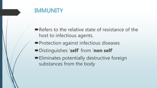 The immune system | PPTX