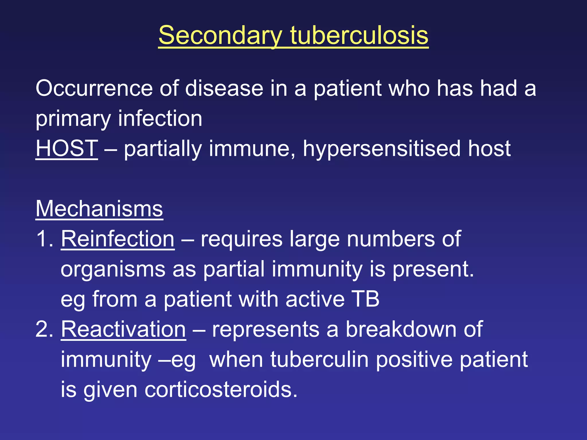 The immunopathology of Tuberculosis | PPT