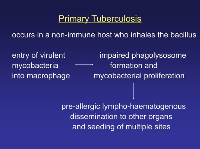 The immunopathology of Tuberculosis | PPT | Lung and Respiratory Health ...