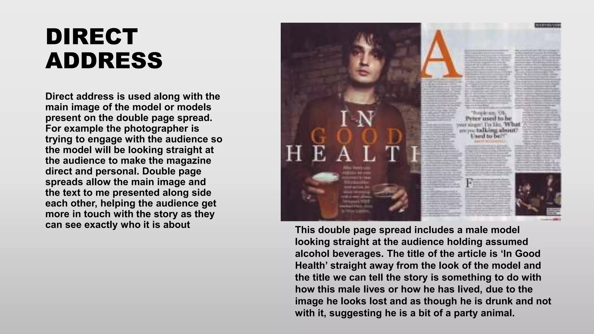 The importance of a double page spread | PPTX