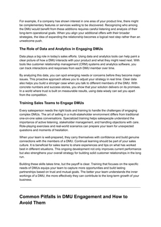 The Impact of Decision-Making Units on B2B Sales Success | PDF