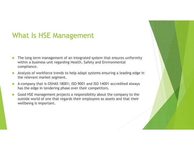 The impact of a good hse manager | PDF