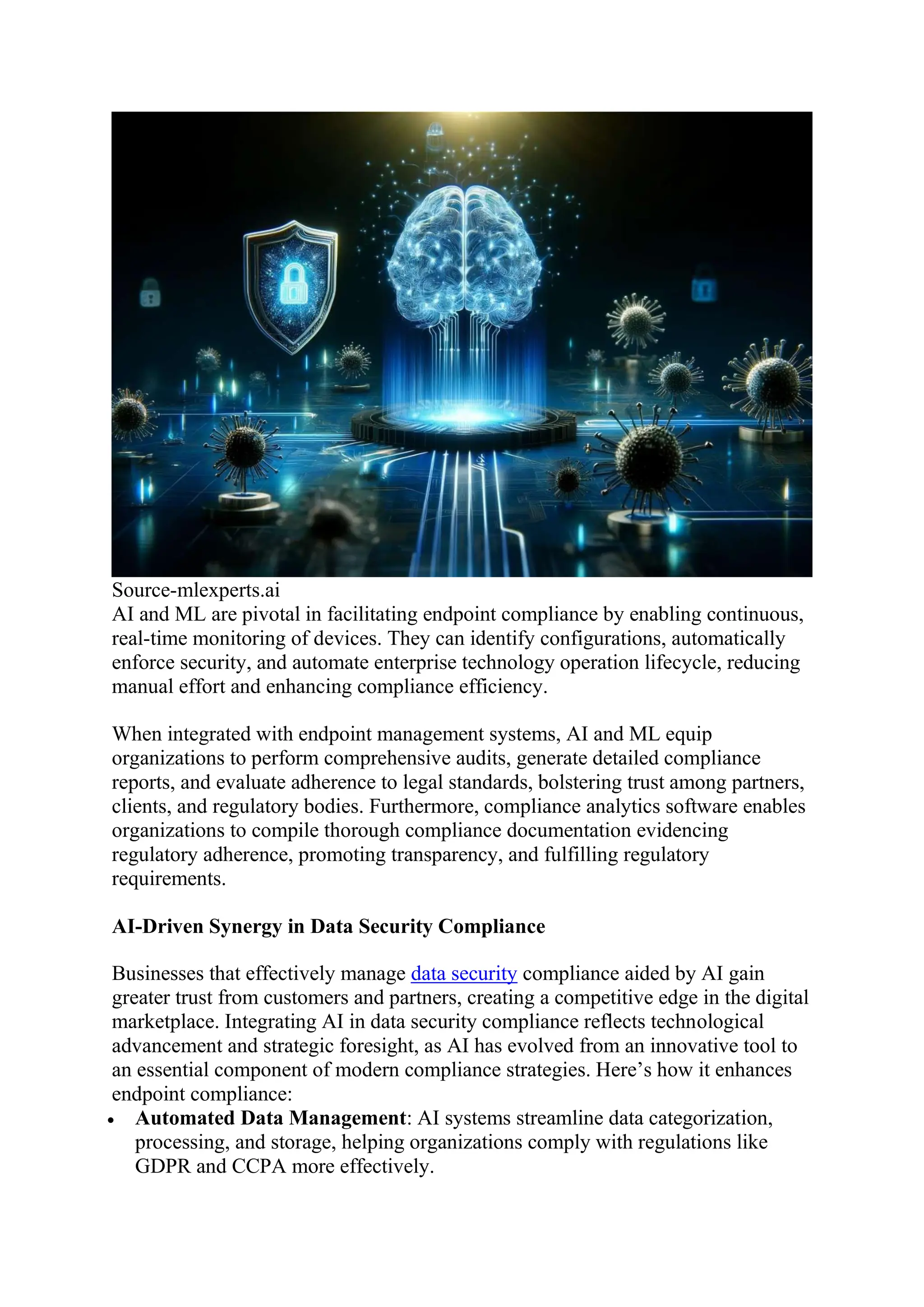 The Impact of AI and Machine Learning on Endpoint Compliance | The ...