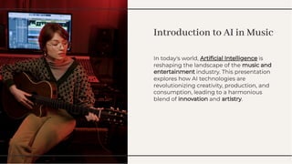 The Role of AI in Shaping the Future of Music and Entertainment | PDF