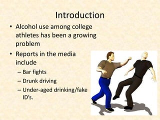 The Impact Of Alcohol Use On The College Athlete | PPTX
