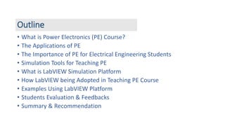 The Impact of Applying LabVIEW Simulation Platform in Teaching Power ...