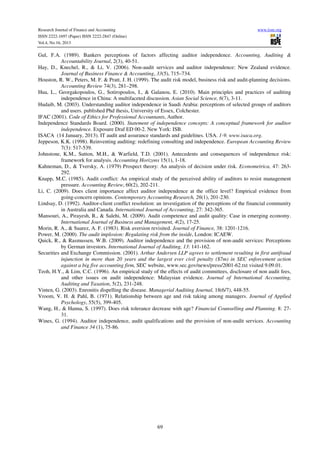 The impact of auditor age on auditor independence | PDF