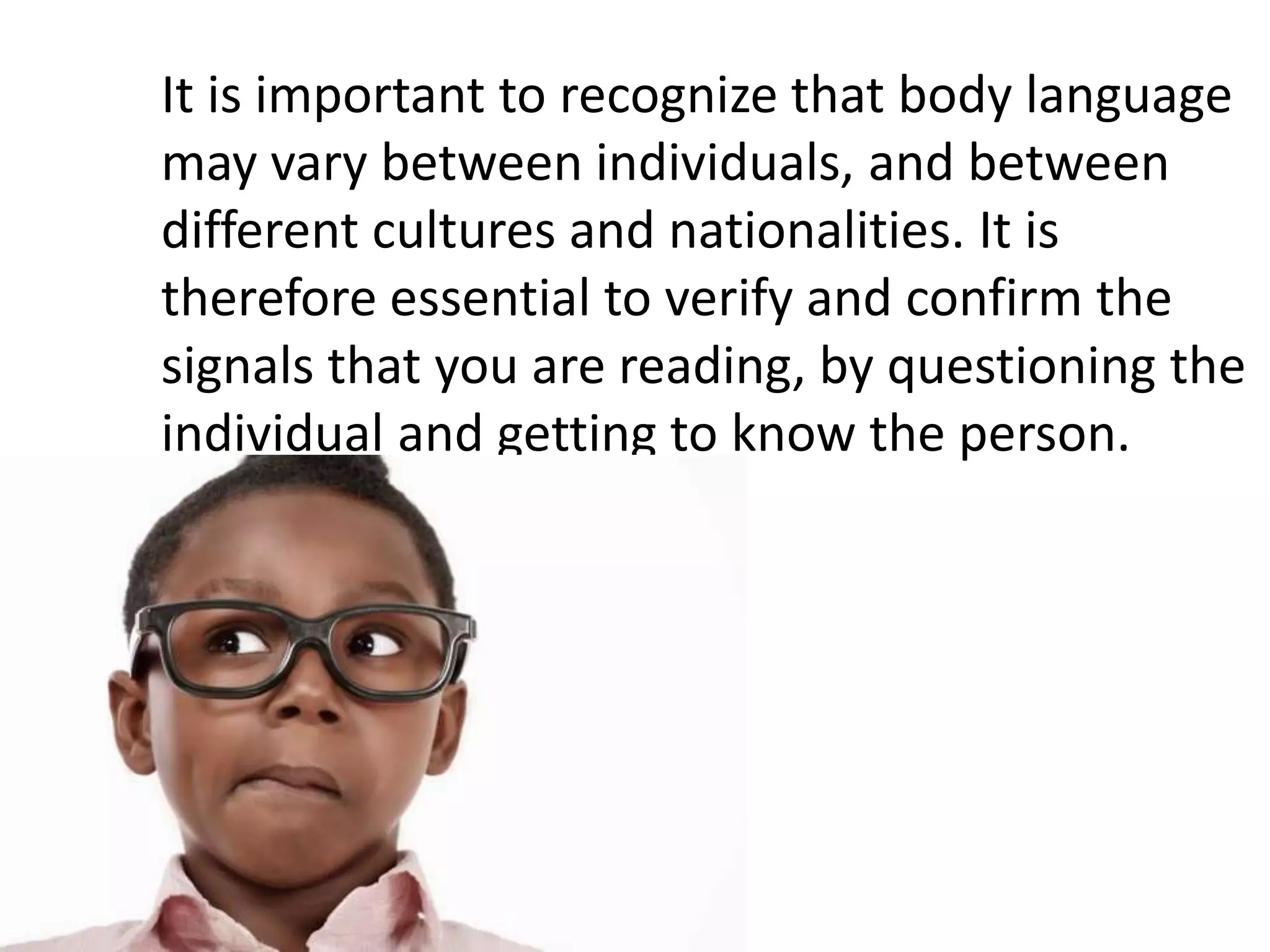 The impact of body language on professional success | PPTX