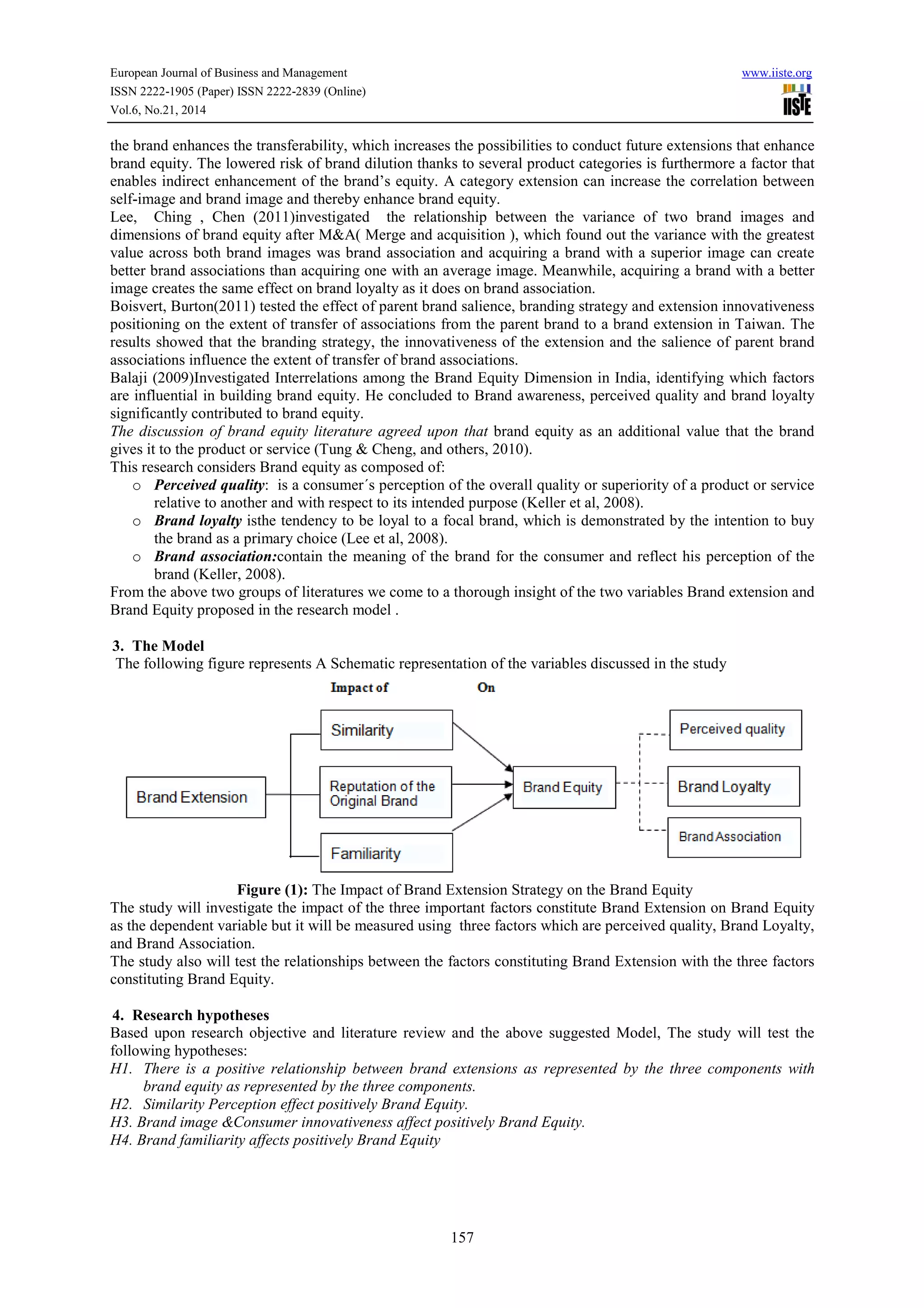 The impact of brand extension strategy on the brand equity of fast ...
