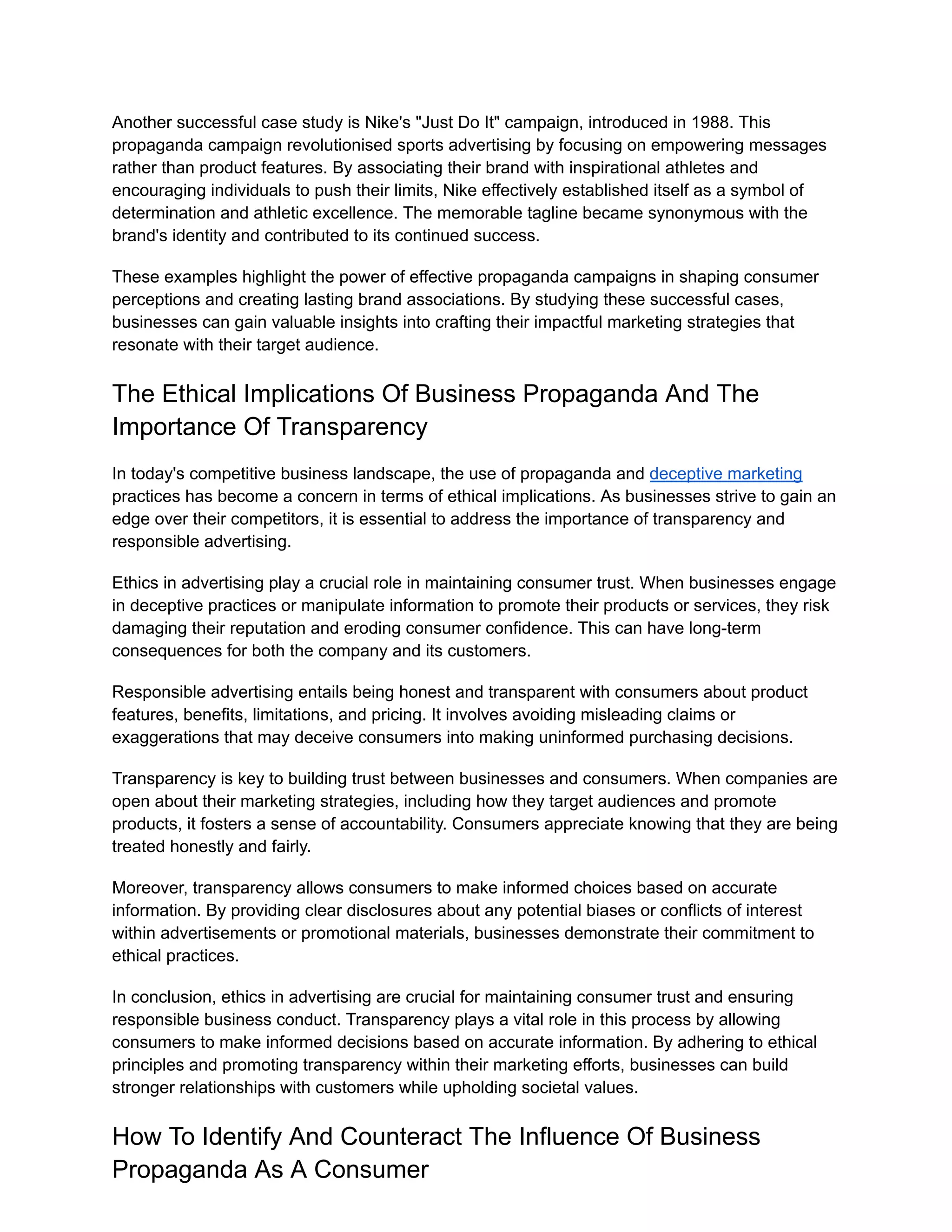 The Impact of Business Propaganda_ Understanding its Role and Effects ...