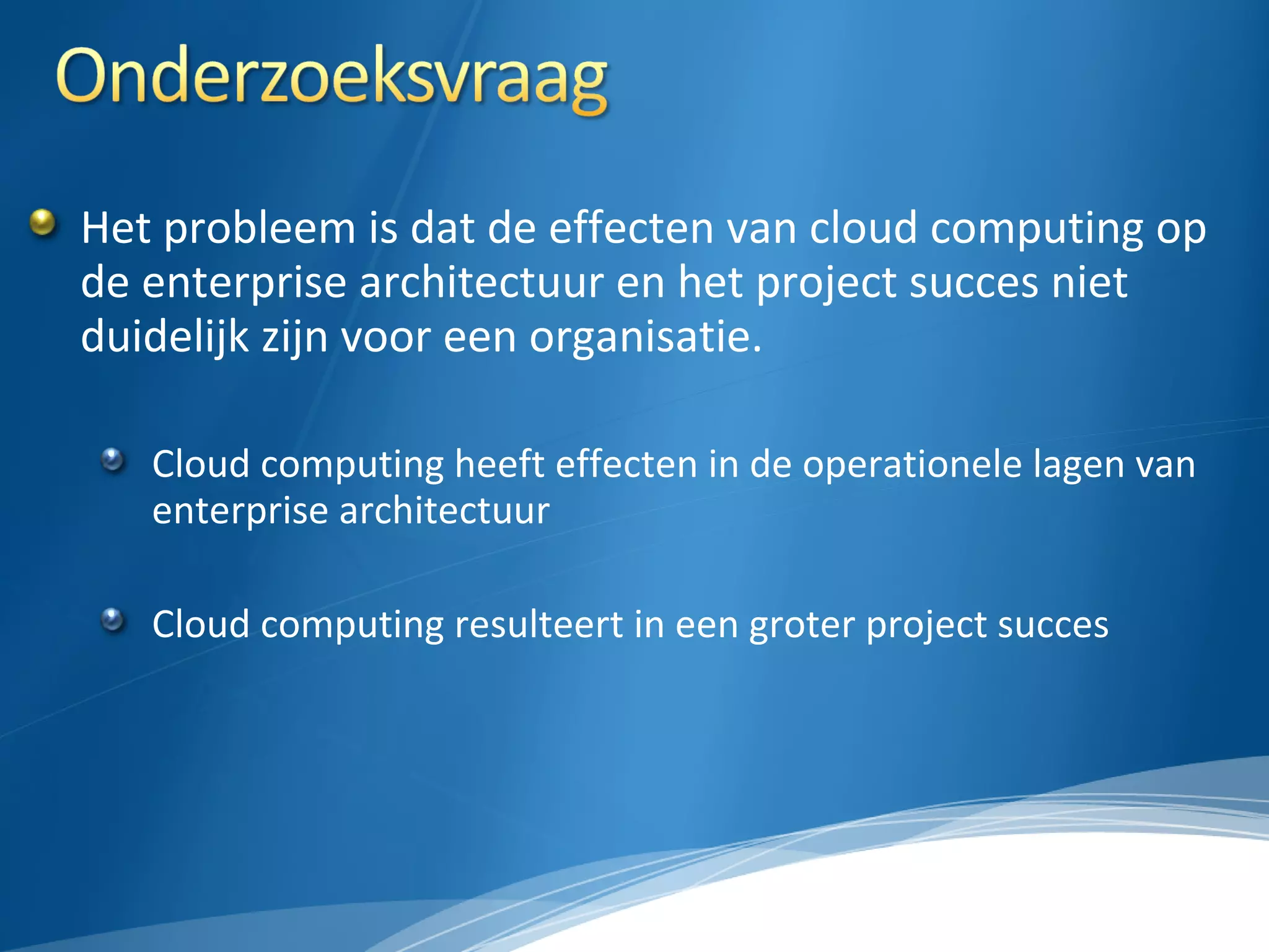 The impact of cloud computing on enterprise architecture | PPT
