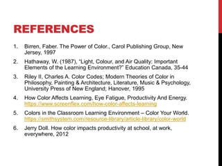 The impact of colors | PPTX