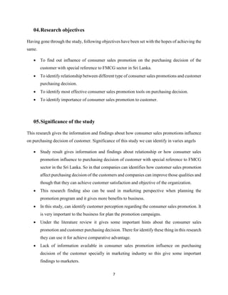 The impact of consumer sales promotion on customer buying behavior with ...