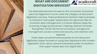the Impact of Document Digitization services on businesses.pptx