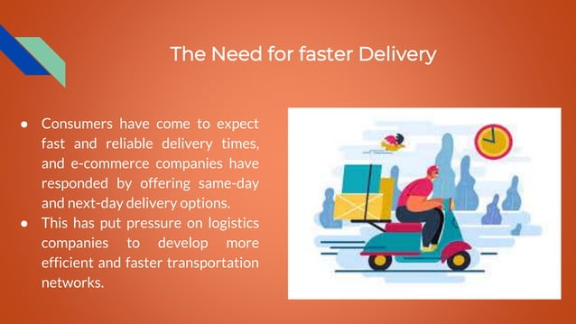 The Impact of e-commerce on Logistics and Transportation.pptx ...