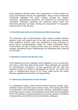 The Impact of eCTD Publishing Services on Document Lifecycle Management ...
