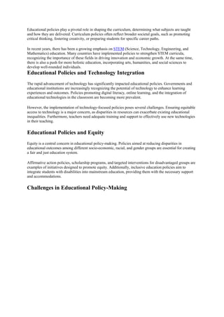 The Impact of Educational Policies on Modern Education Systems.pdf
