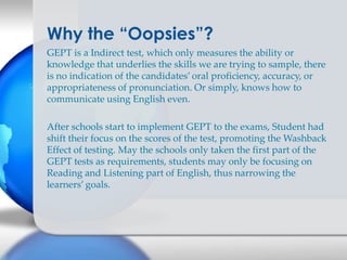 The impact of english language on taiwanese schools | PPTX