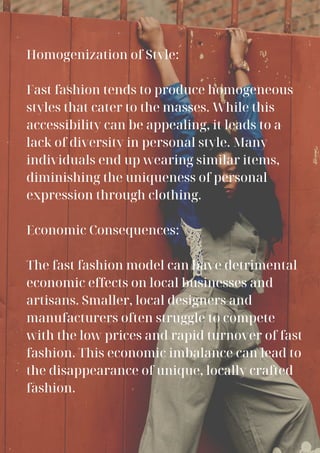 The Impact of Fast Fashion Exploring the Consequences of Consumerism | PDF