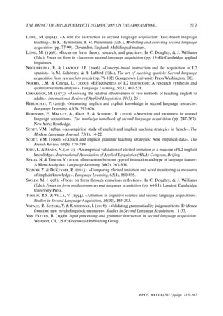 The impact of implicit and explicit instruction on the learning process ...