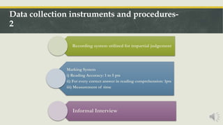 The impact of l1 reading directionality mode on l2 reading fluency ...
