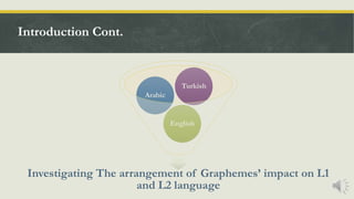 The impact of l1 reading directionality mode on l2 reading fluency ...
