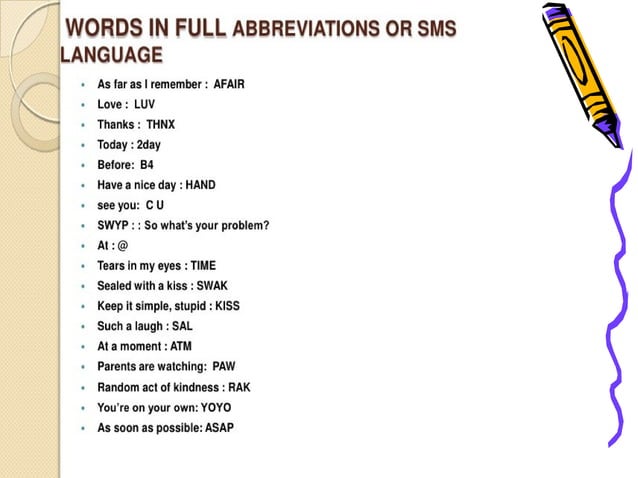 The impact of media on language | PPT