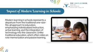 The Impact of Modern Learning in Schools | PPT