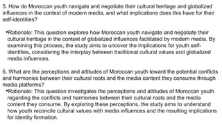 The impact of modern media on cultural identity of moroccan youth .ppt