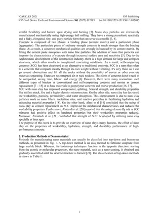The Impact of Nano Clay on Normal and High-Performance Concrete ...