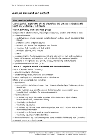 The impact of nutrition on health and wellbeing | PDF