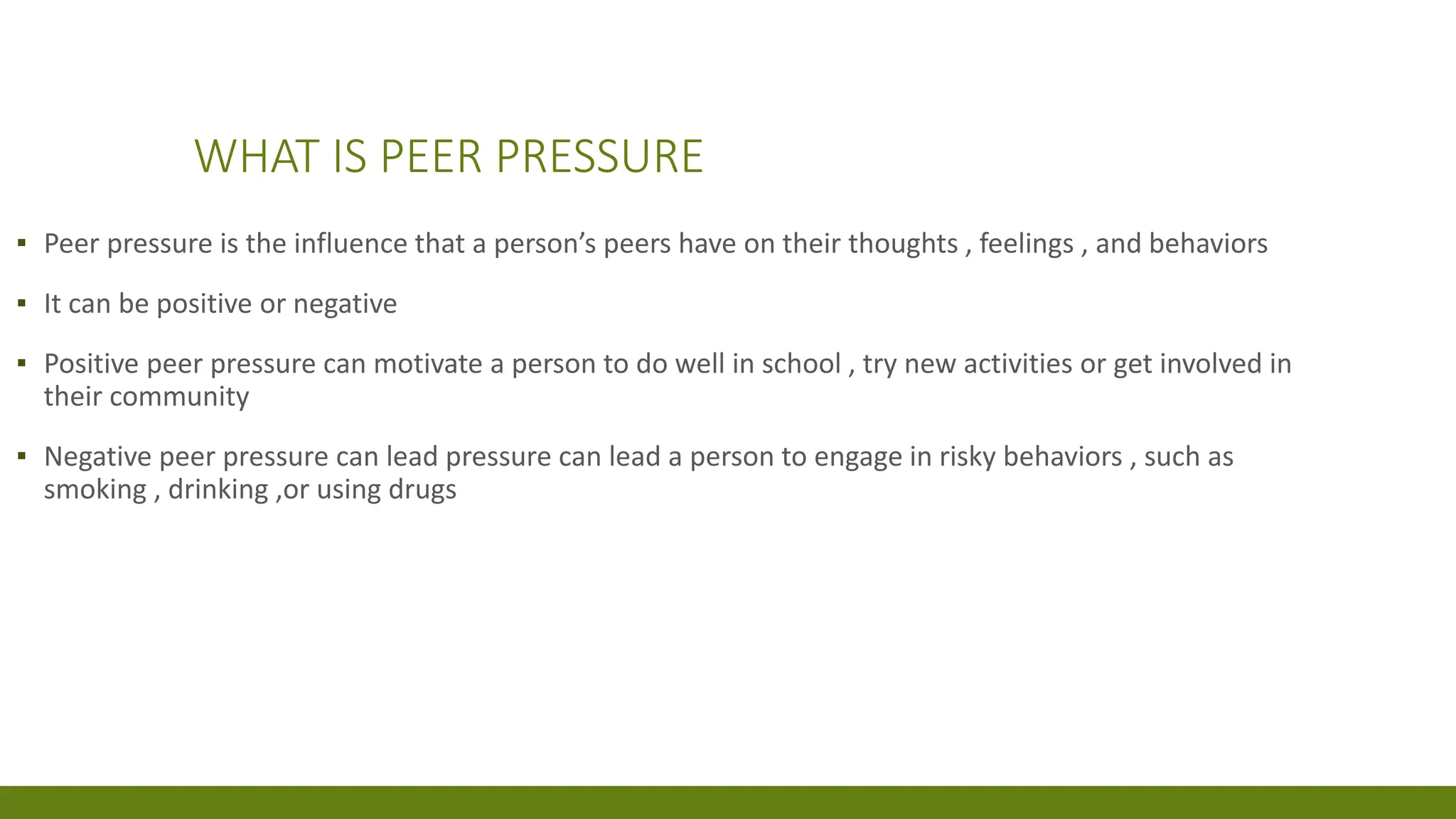 The Impact of peer pressure amongst young people.pptx