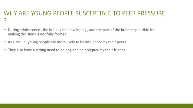 The Impact of peer pressure amongst young people.pptx